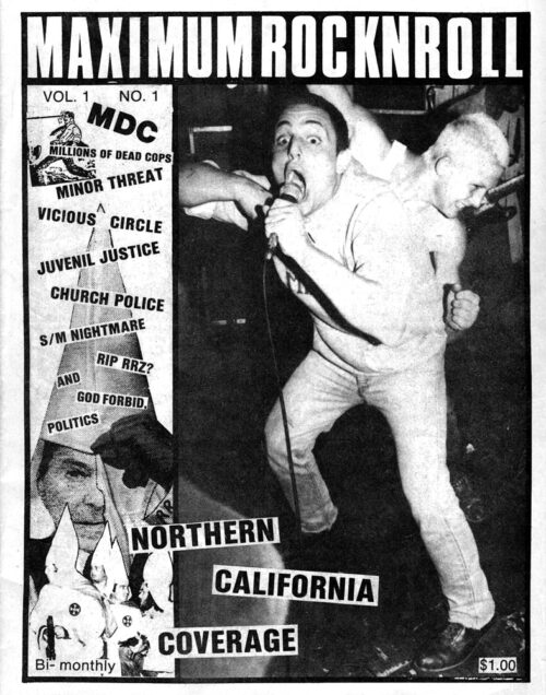 MRR #1 • July/August 1982 - MAXIMUM ROCKNROLL