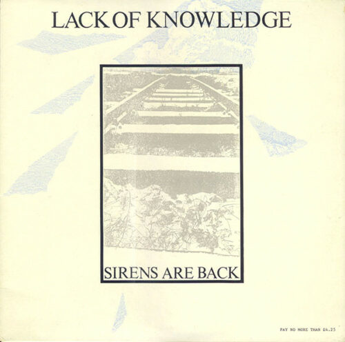 Lack of Knowledge - MAXIMUM ROCKNROLL