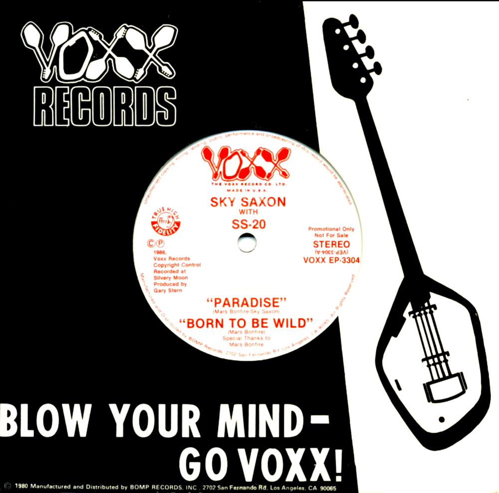 Sky Saxon - MAXIMUM ROCKNROLL