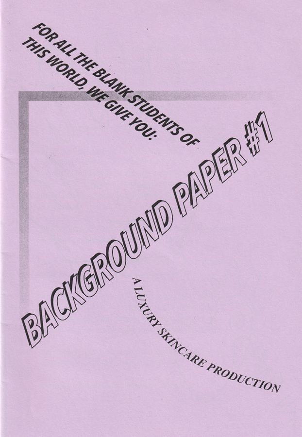 Background Paper #1 / #2 / #3 - MAXIMUM ROCKNROLL